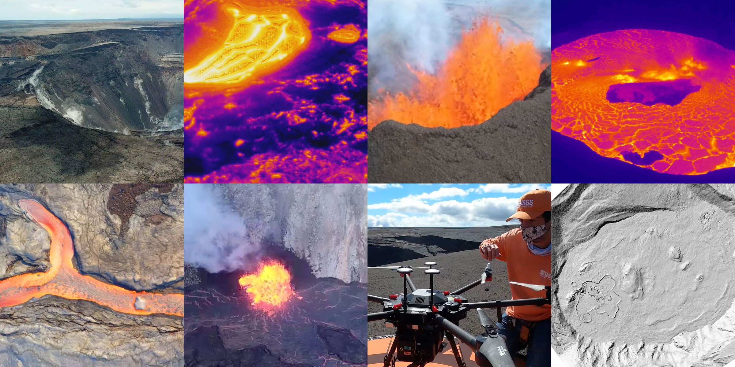 Mapping Volcano Eruptions With Drones