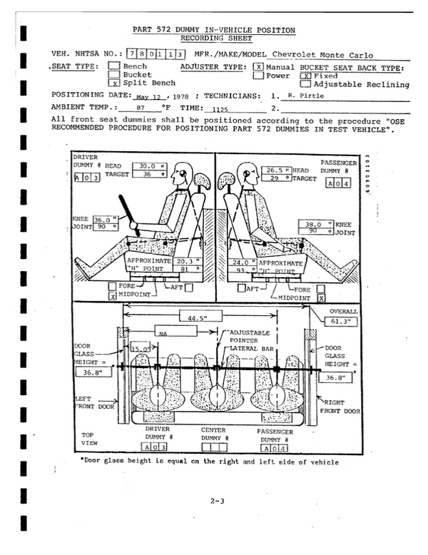 Vehicle Crash Test Films from the 1970's and 1980s